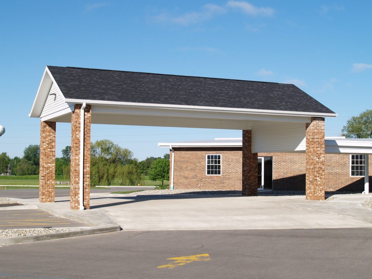 Nappanee First Church of God – Canopy - DJ Construction